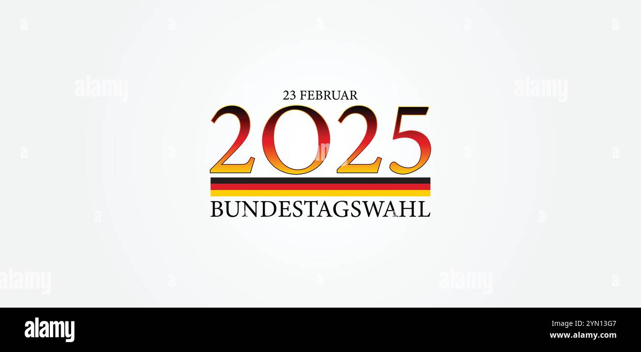 A Historic Election The Bundestagswahl on 23rd February 2025 Stock ...