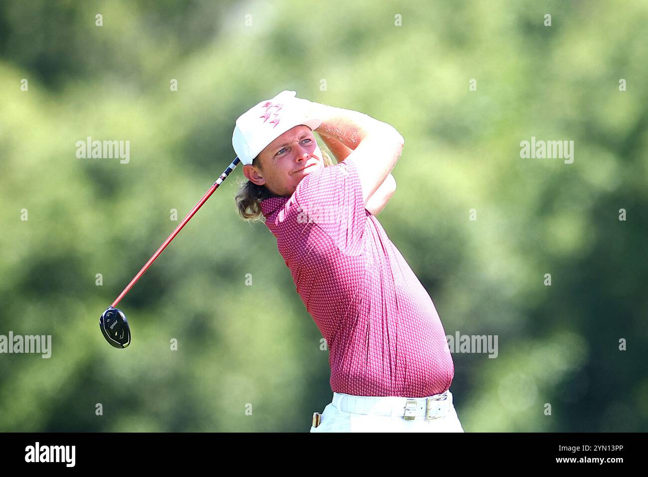 Cameron Smith plays a shot during the Final Round of the BMW Australian ...