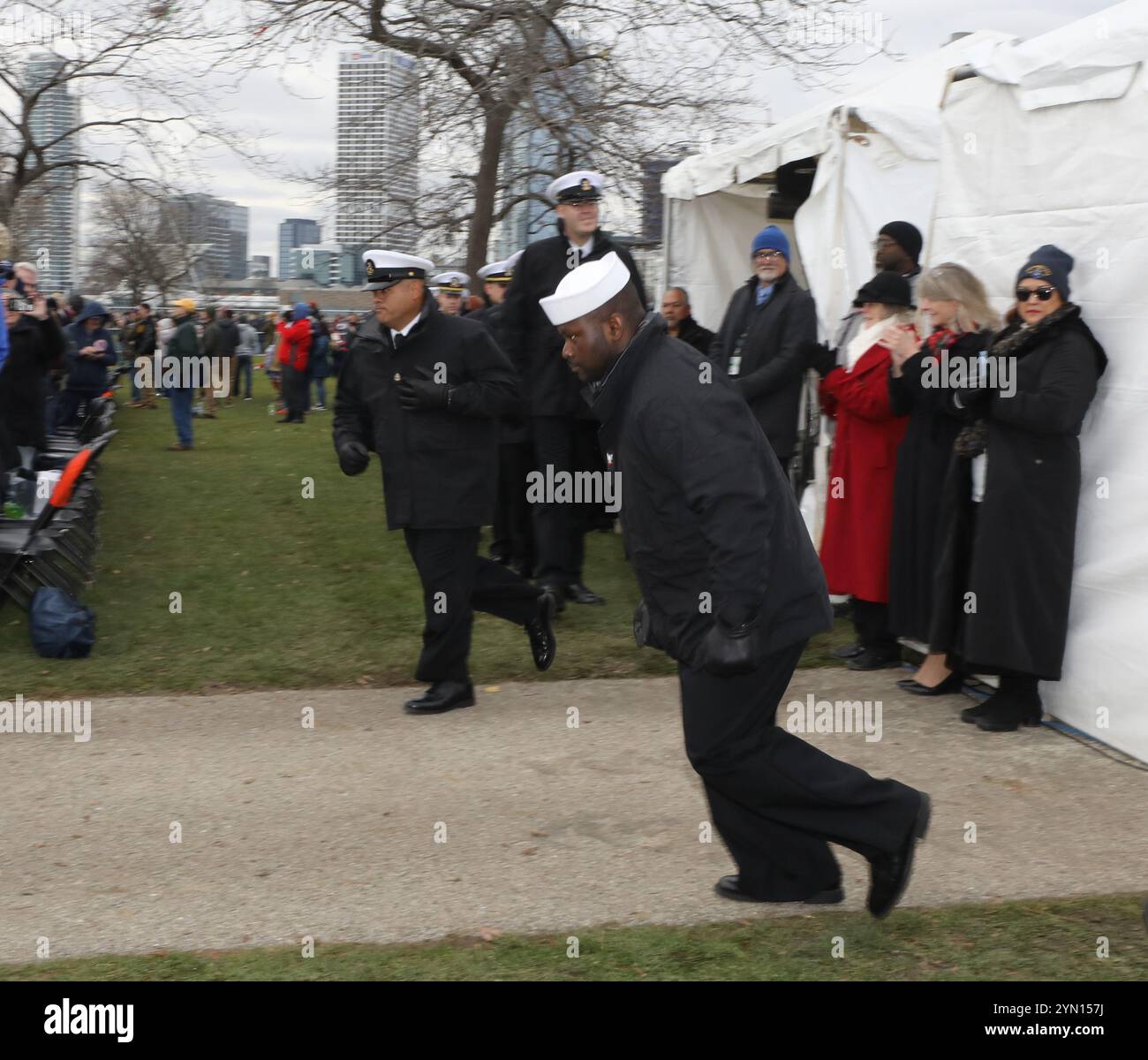 November 23, 2024, Milwaukee, Wisconsin, U.S: During the commissioning ...