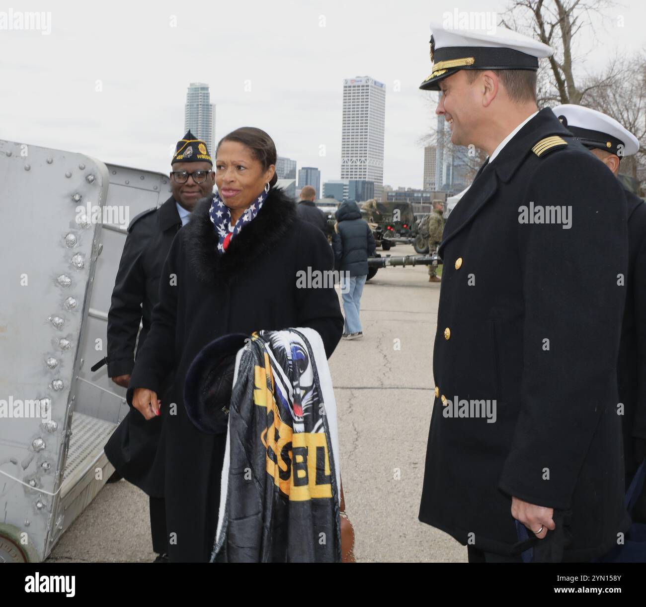 November 23, 2024, Milwaukee, Wisconsin, U.S: During the commissioning ...