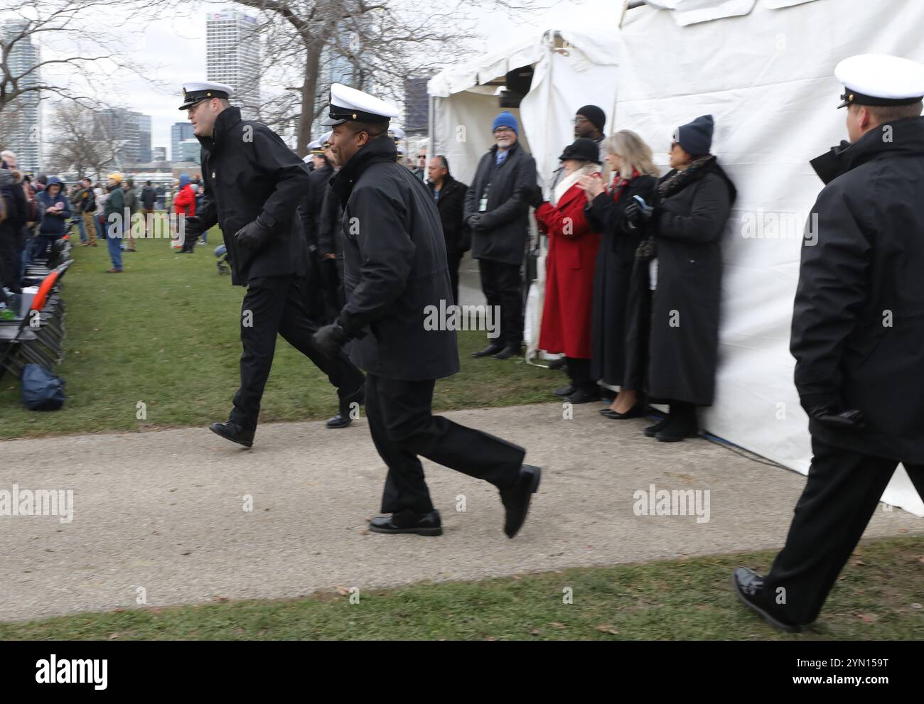 November 23, 2024, Milwaukee, Wisconsin, U.S: During the commissioning ...