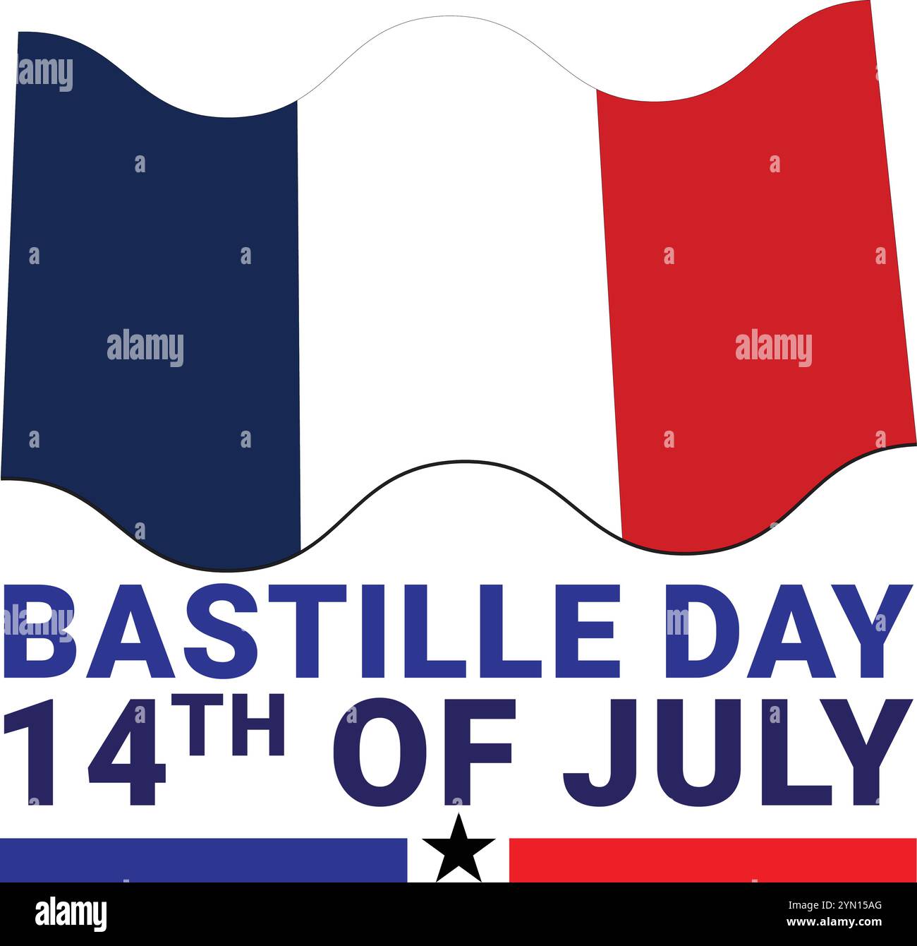 Bastille Day 14th of July Stock Vector Image & Art - Alamy
