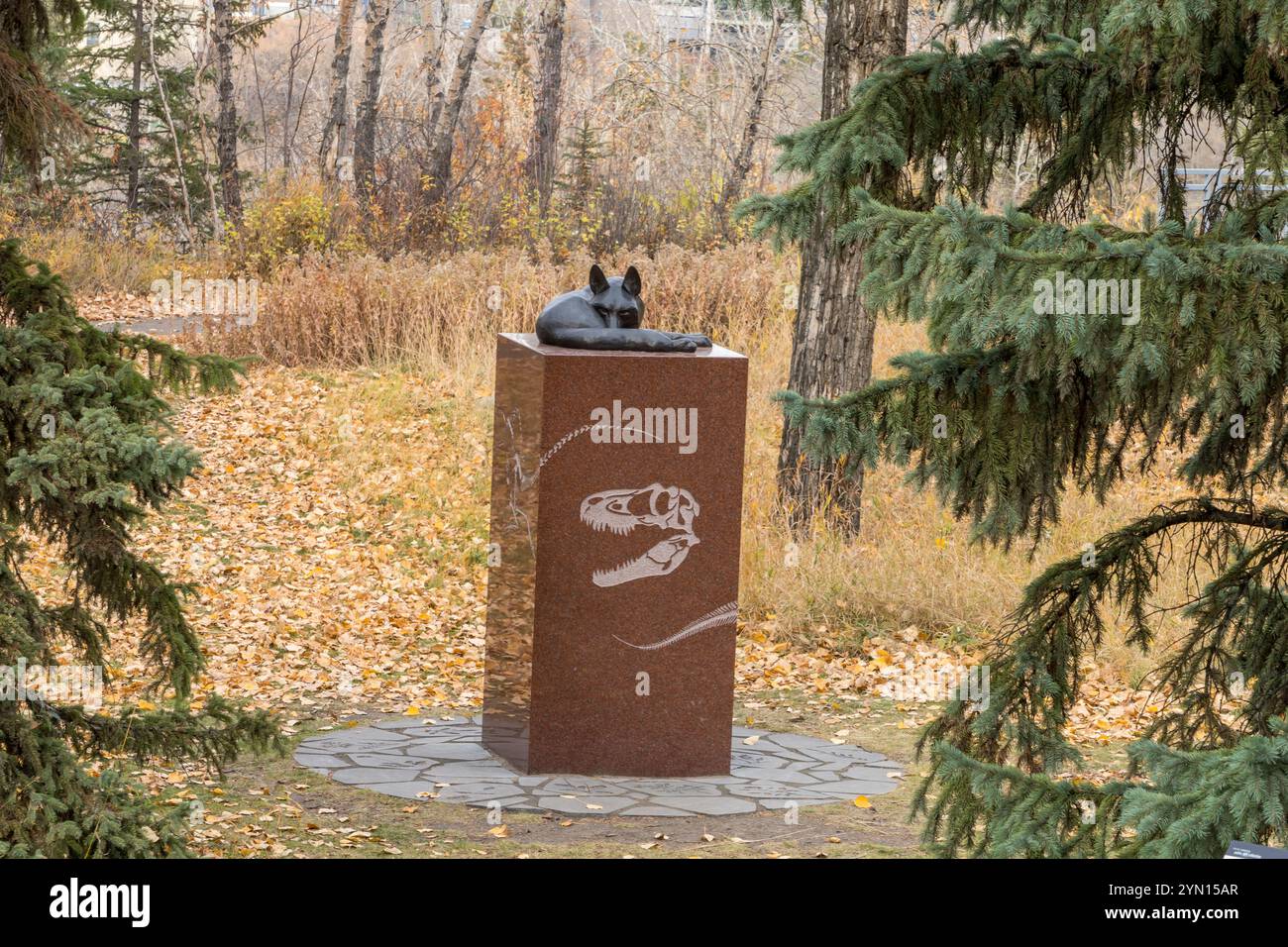 Edmonton,Canada, October 26, 2024: "Reign" (2018) artwork of Mary Anne ...