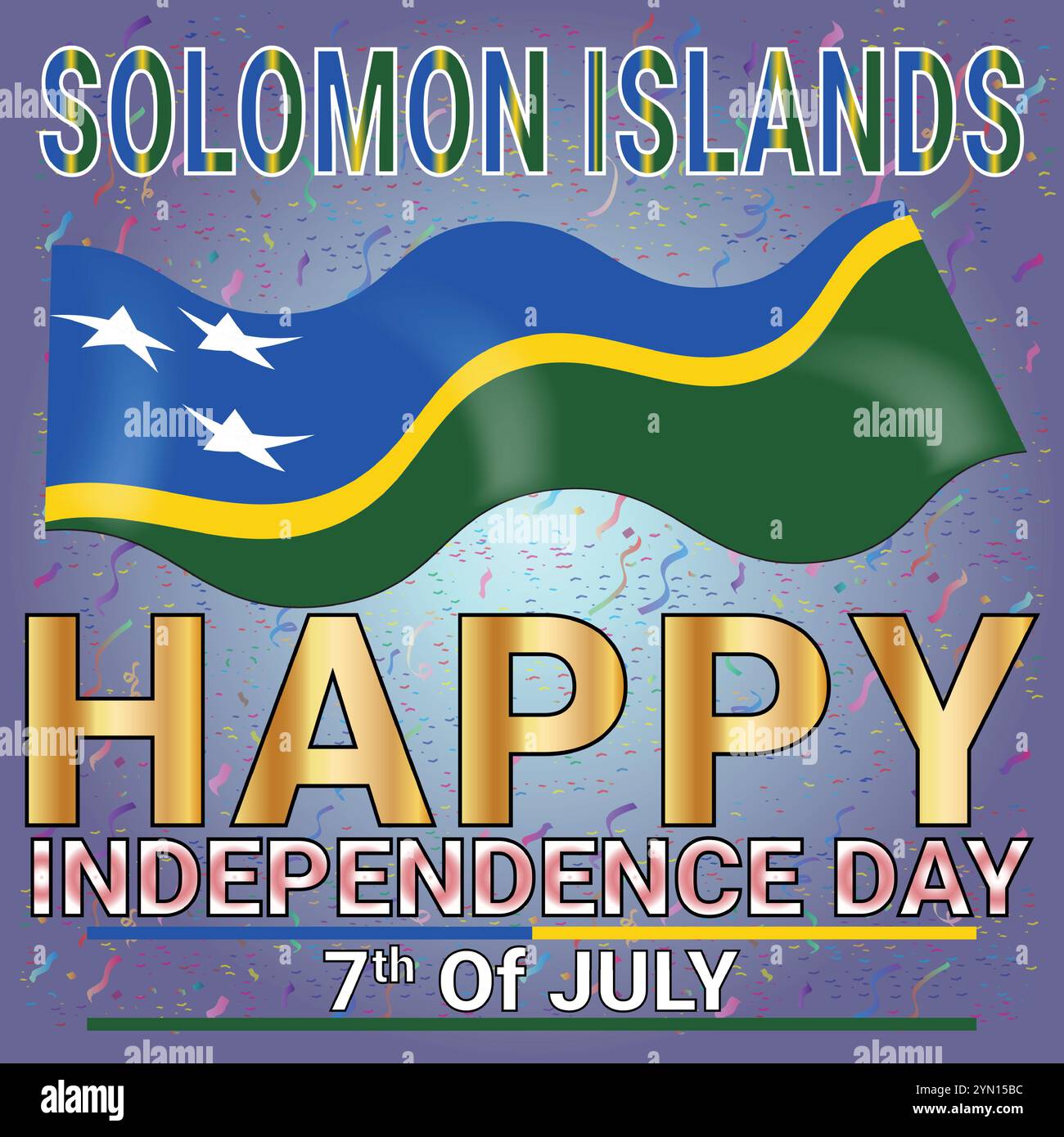 Solomon Islands Happy Independence Day 7th July with very Attractive ...