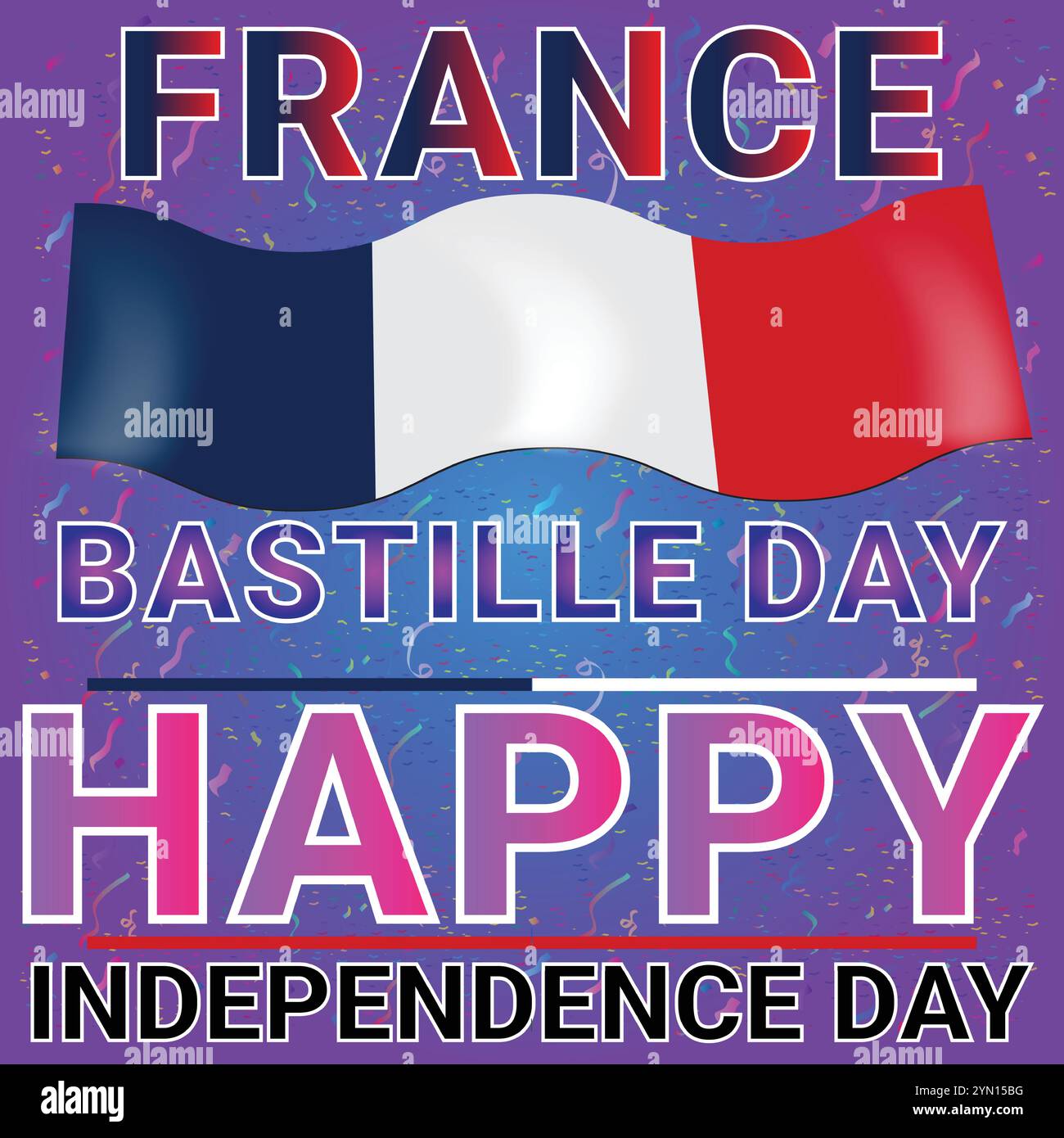 France Happy Independence Bastille Day 14th July with very Attractive ...