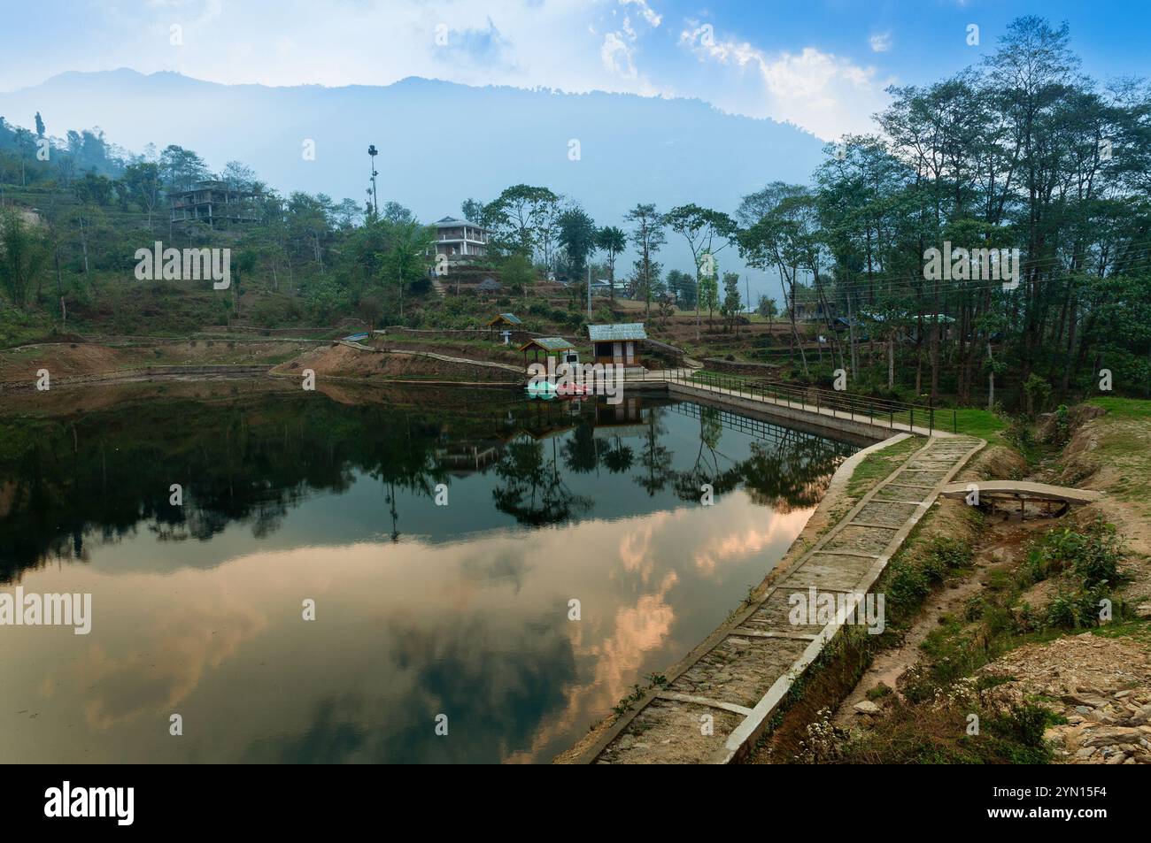Cloud reflecion on lake hi-res stock photography and images - Alamy