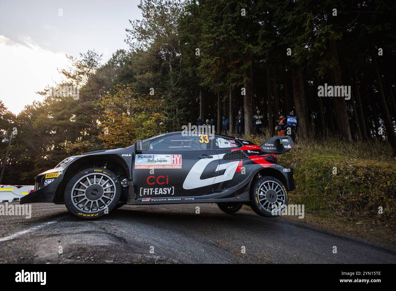 33 EVANS Elfyn, MARTIN Scott, Toyota GR Yaris Rally1, action during the ...