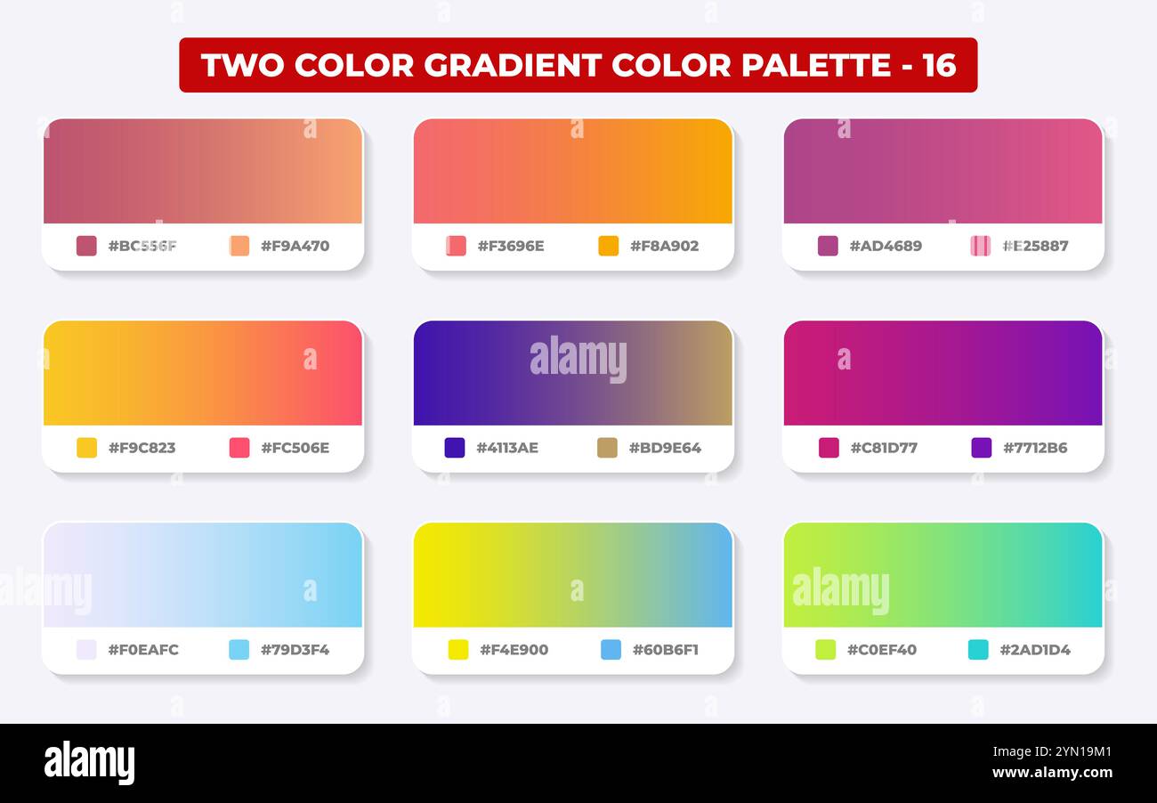 Vivid gradient squares colors and gradients Stock Vector Image & Art ...