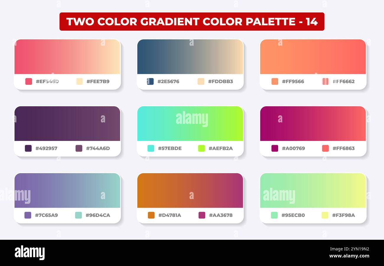 Vivid gradient squares colors and gradients Stock Vector Image & Art ...