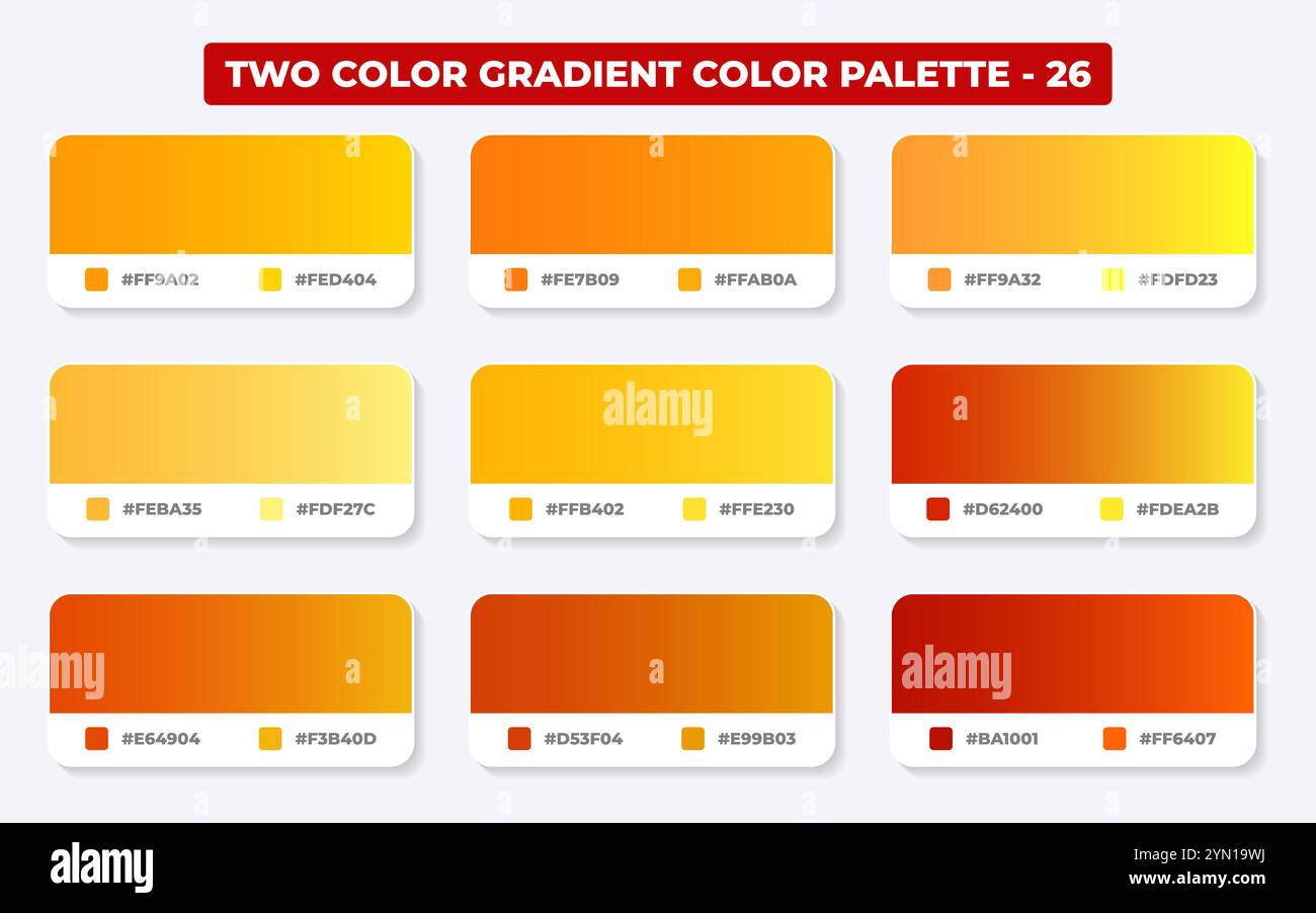 Set of vivid gradients, Vibrant colors and modern gradients with RGB ...