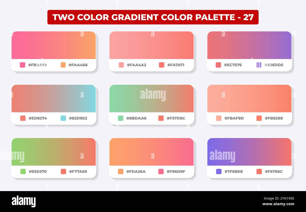 Vivid gradient squares colors and gradients Stock Vector Image & Art ...