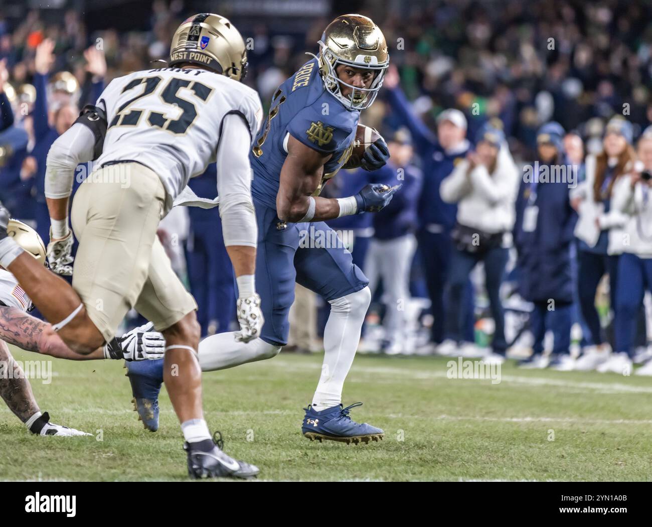 Bronx, New York, USA. 23rd Nov, 2024. The University of Notre Dame ...