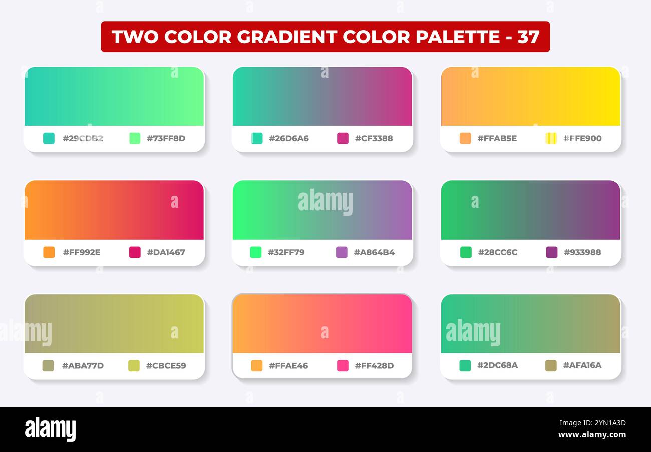 Vivid gradient squares colors and gradients Stock Vector Image & Art ...