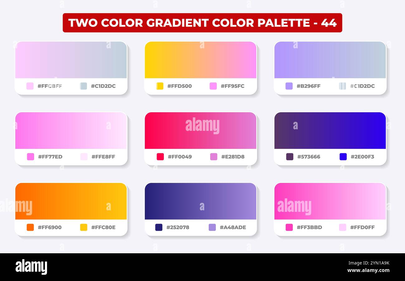 Vivid gradient squares colors and gradients Stock Vector Image & Art ...