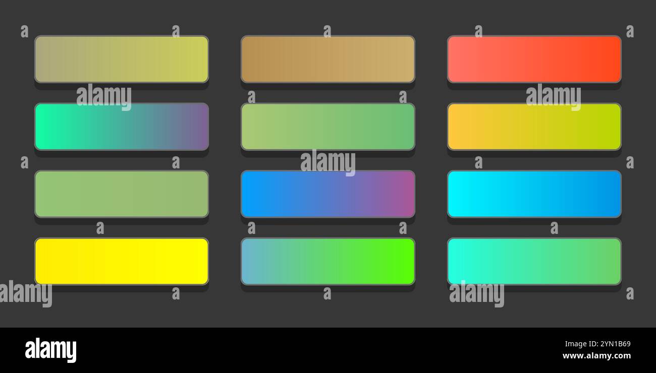 Vivid gradient squares colors and gradients Stock Vector Image & Art ...