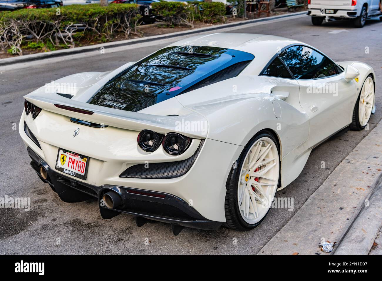 Miami Beach, Florida USA - June 9, 2024: Ferrari Ferrari 488 GTB at ...