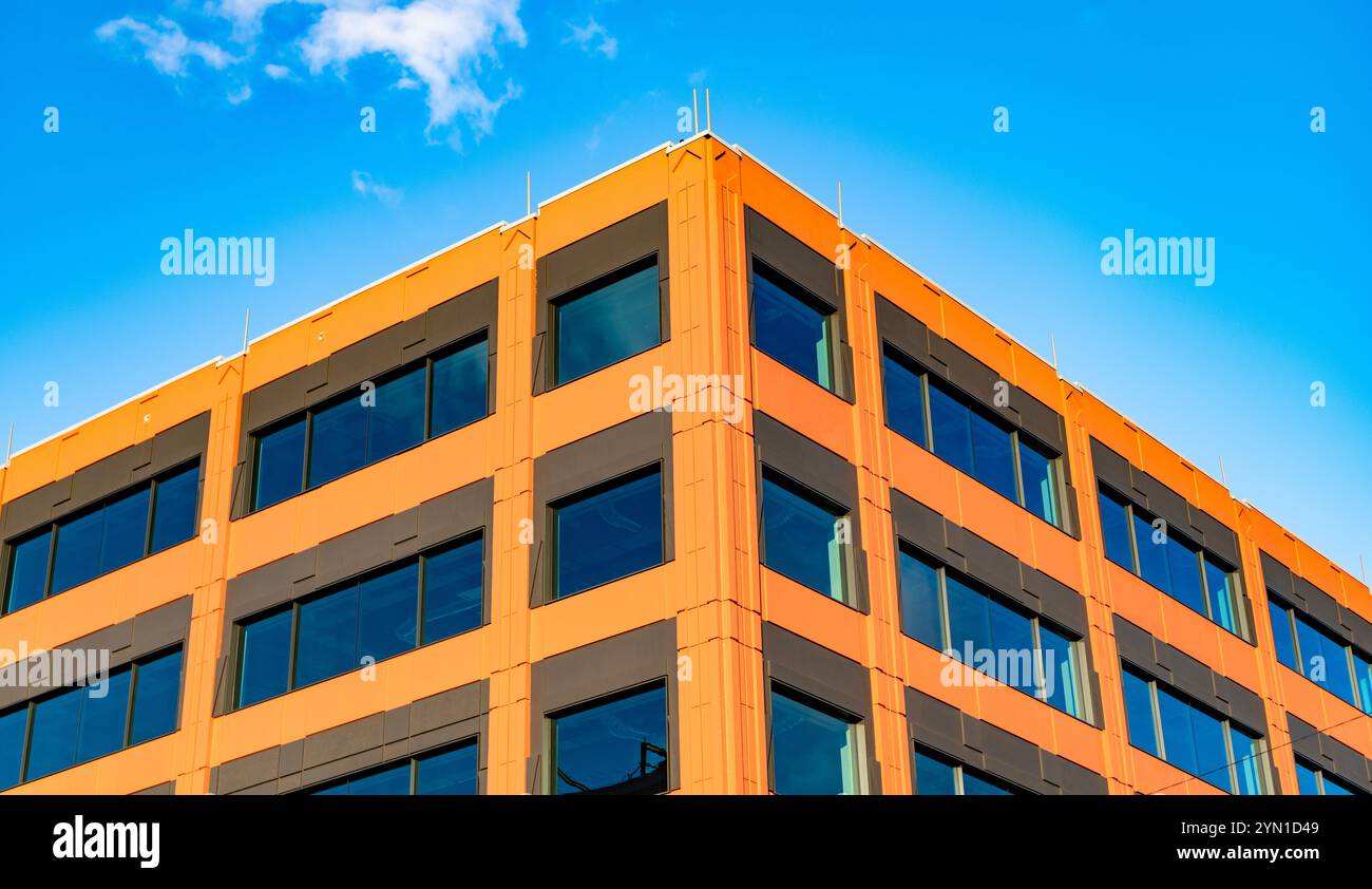 Business office building modern architecture in business city area ...