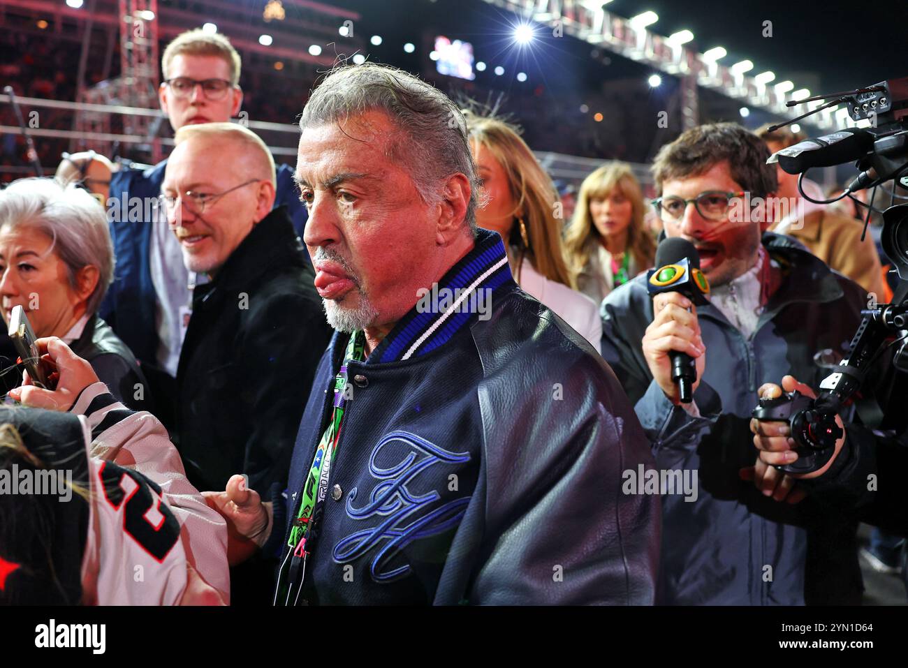 Las Vegas, USA. 23rd Nov, 2024. Sylvester Stallone (USA) Actor on the ...