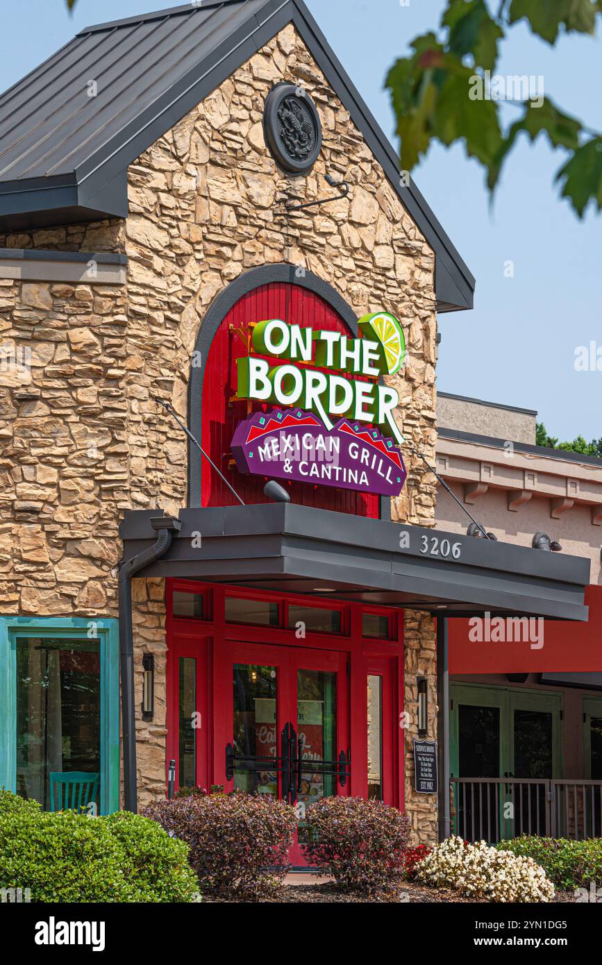 On the Border Mexican Grill & Cantina in Buford, Georgia. (USA Stock ...