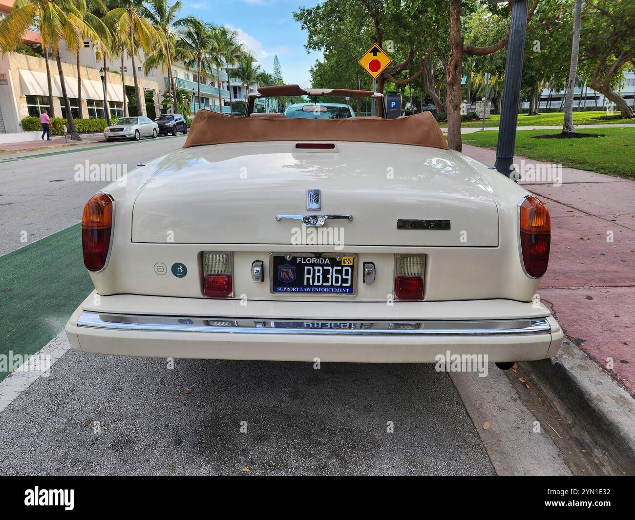 Miami Beach, Florida USA - June 5, 2024: 1978 Classic british ...