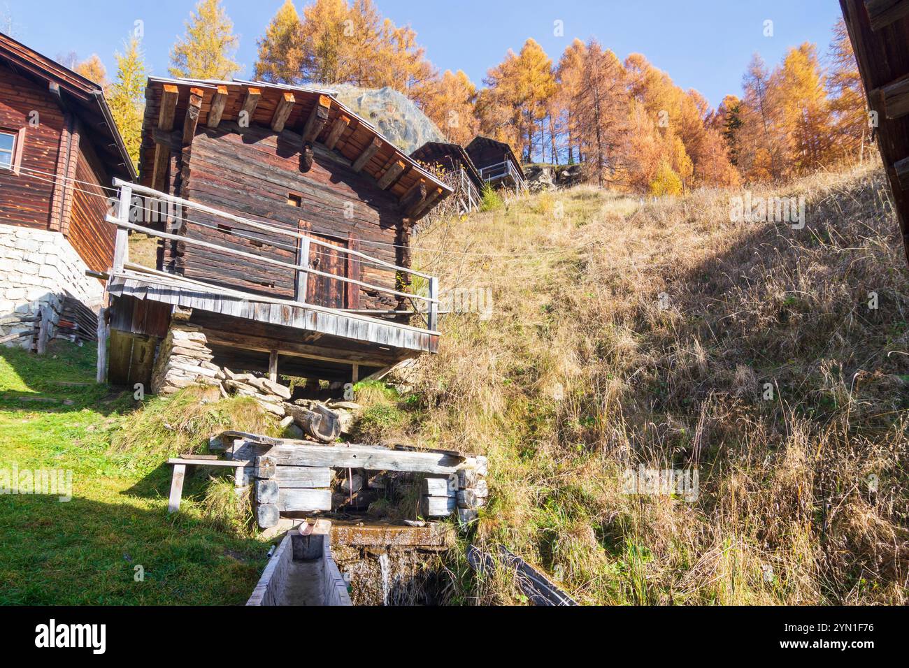 Heiligenblut am Großglockner: horizontal wheel water mill Stockmühle ...