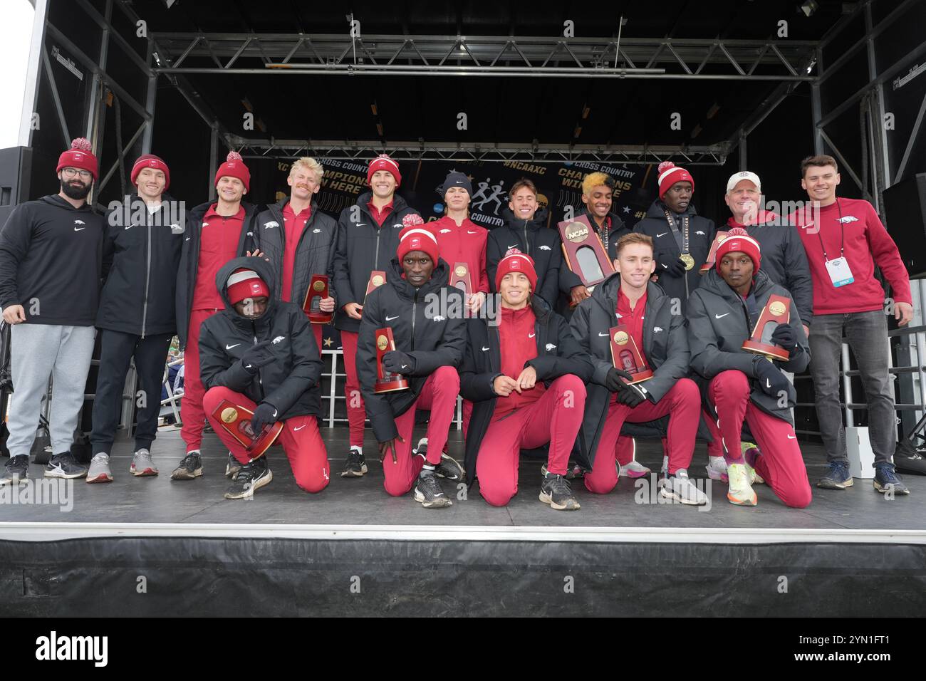 Madison, Wisconsin, USA. 23rd Nov 2024. The Arkansas Razorbacks men's ...