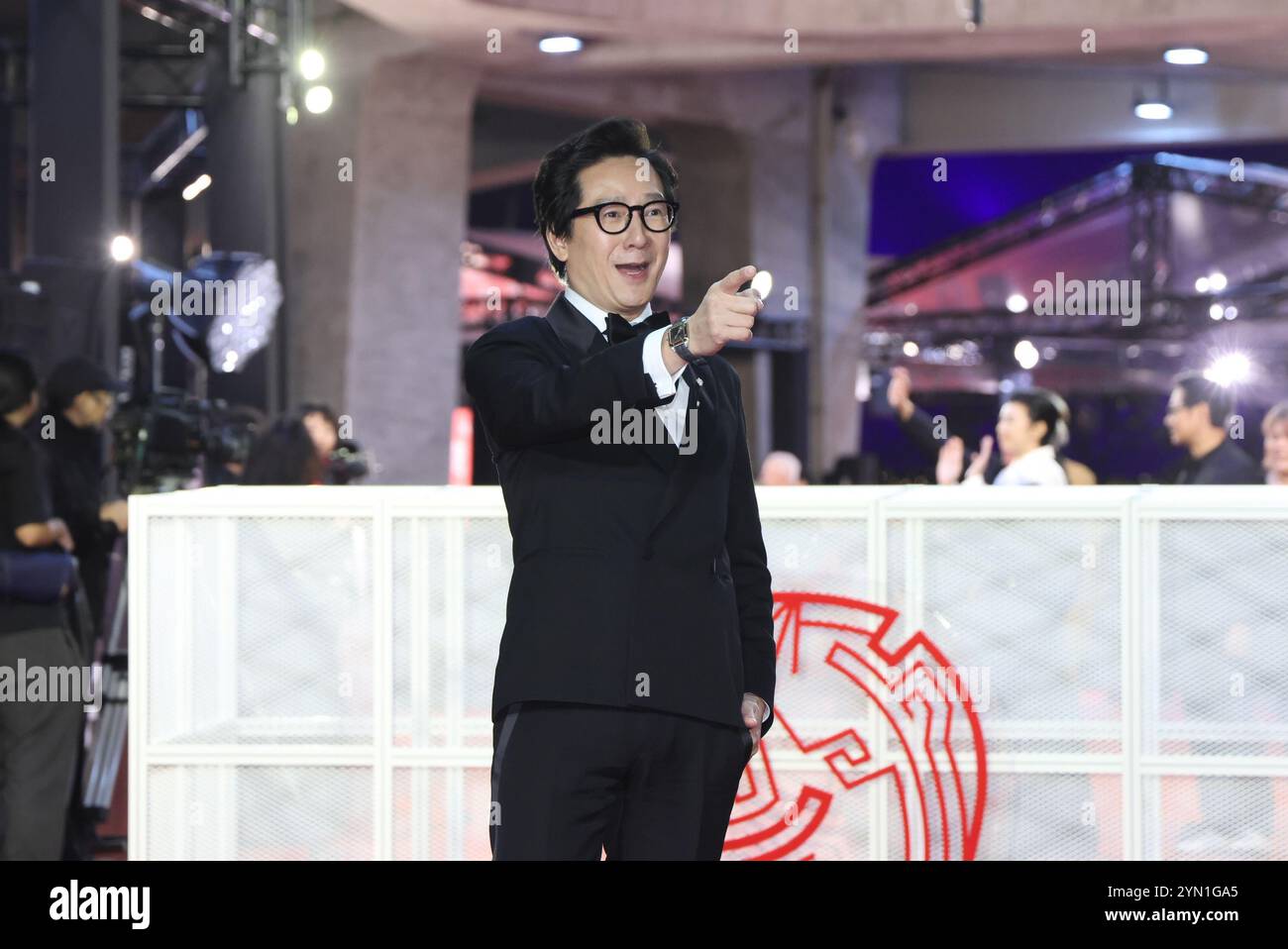TAIPEI, CHINA - NOVEMBER 24, 2024 - Actor Ke Huy Quan poses at the 61st ...