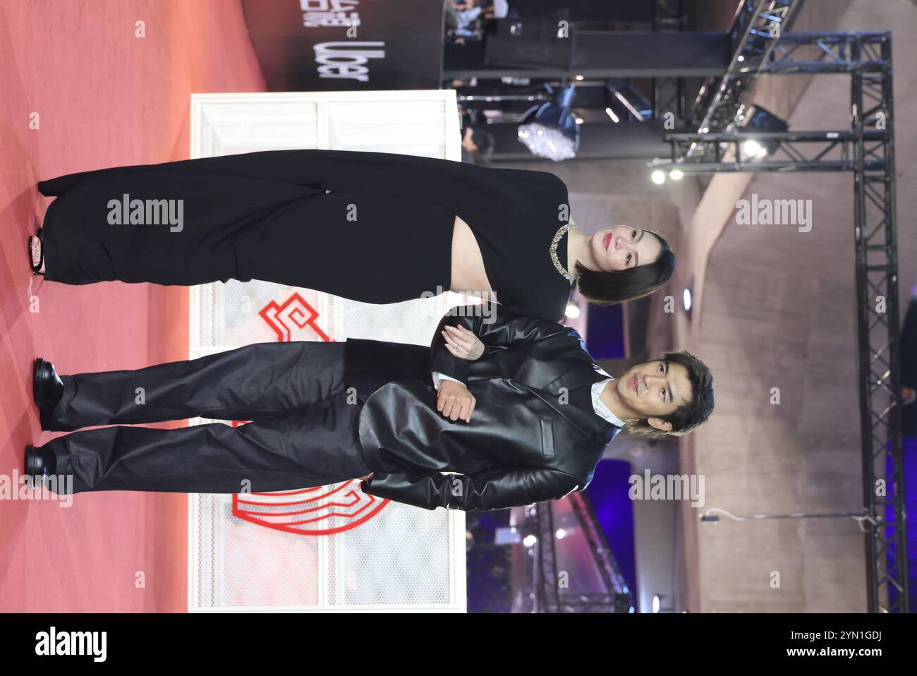 TAIPEI, CHINA - NOVEMBER 24, 2024 - Actress Sandrine Pinna poses at the ...