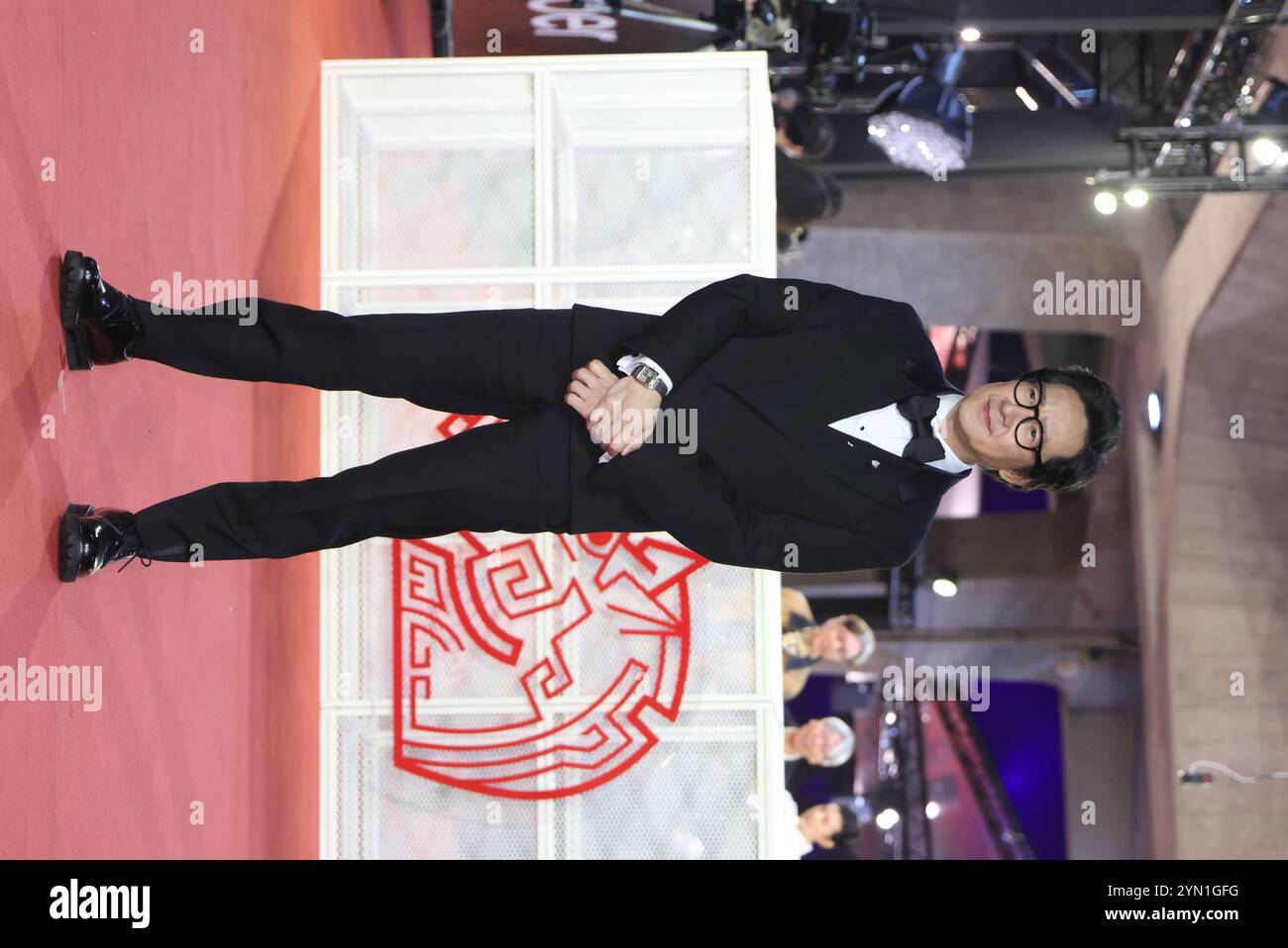 TAIPEI, CHINA - NOVEMBER 24, 2024 - Actor Ke Huy Quan poses at the 61st ...