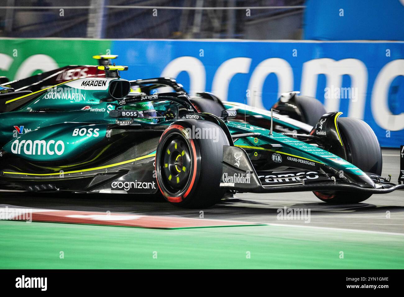 Las Vegas, Vereinigte Staaten. 22nd Nov, 2024. Fernando Alonso (ESP, Aston Martin Aramco Formula ...