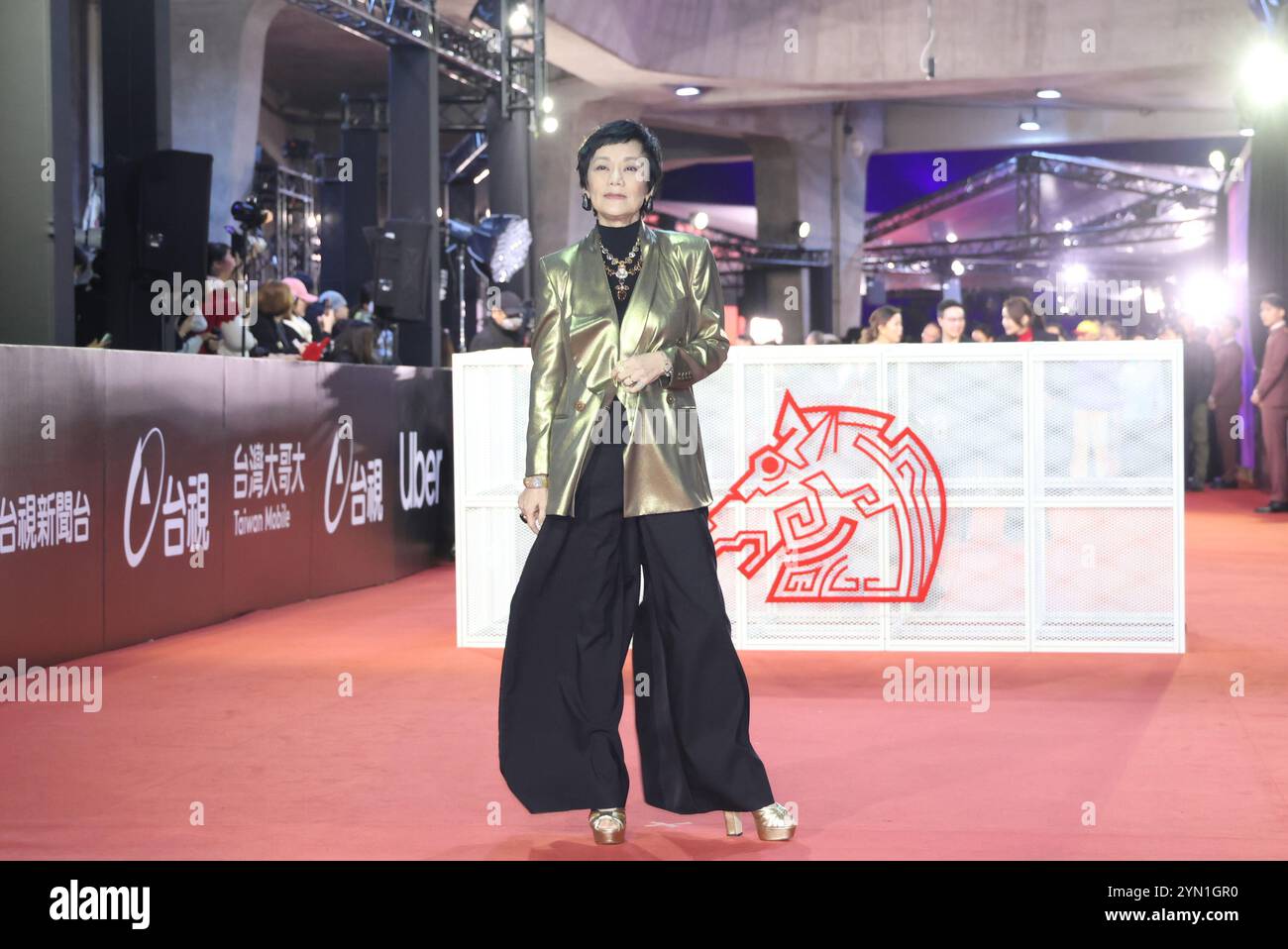 TAIPEI, CHINA - NOVEMBER 24, 2024 - Actress Sylvia Chang poses on the ...