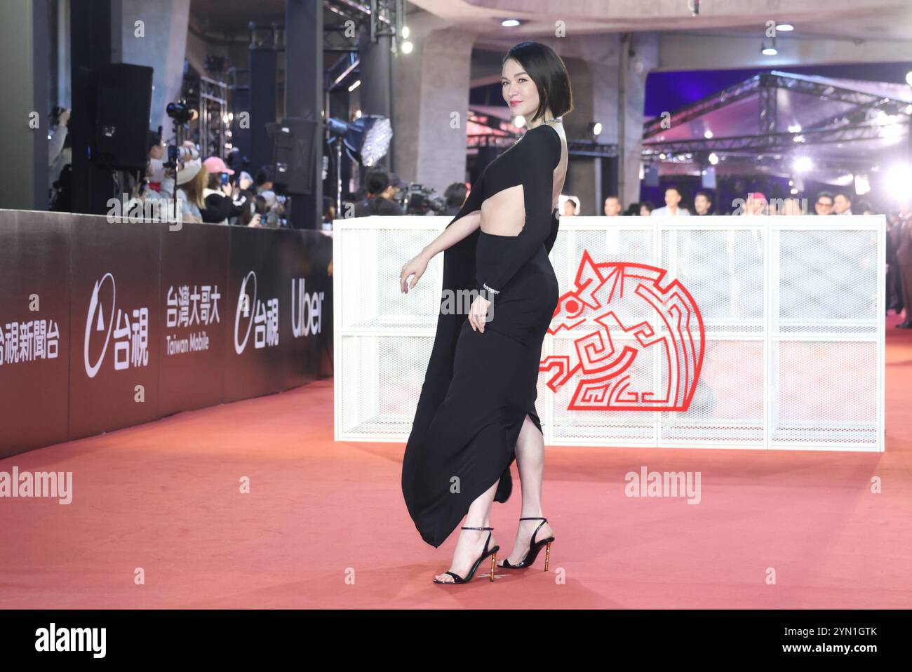 TAIPEI, CHINA - NOVEMBER 24, 2024 - Actress Sandrine Pinna poses at the ...