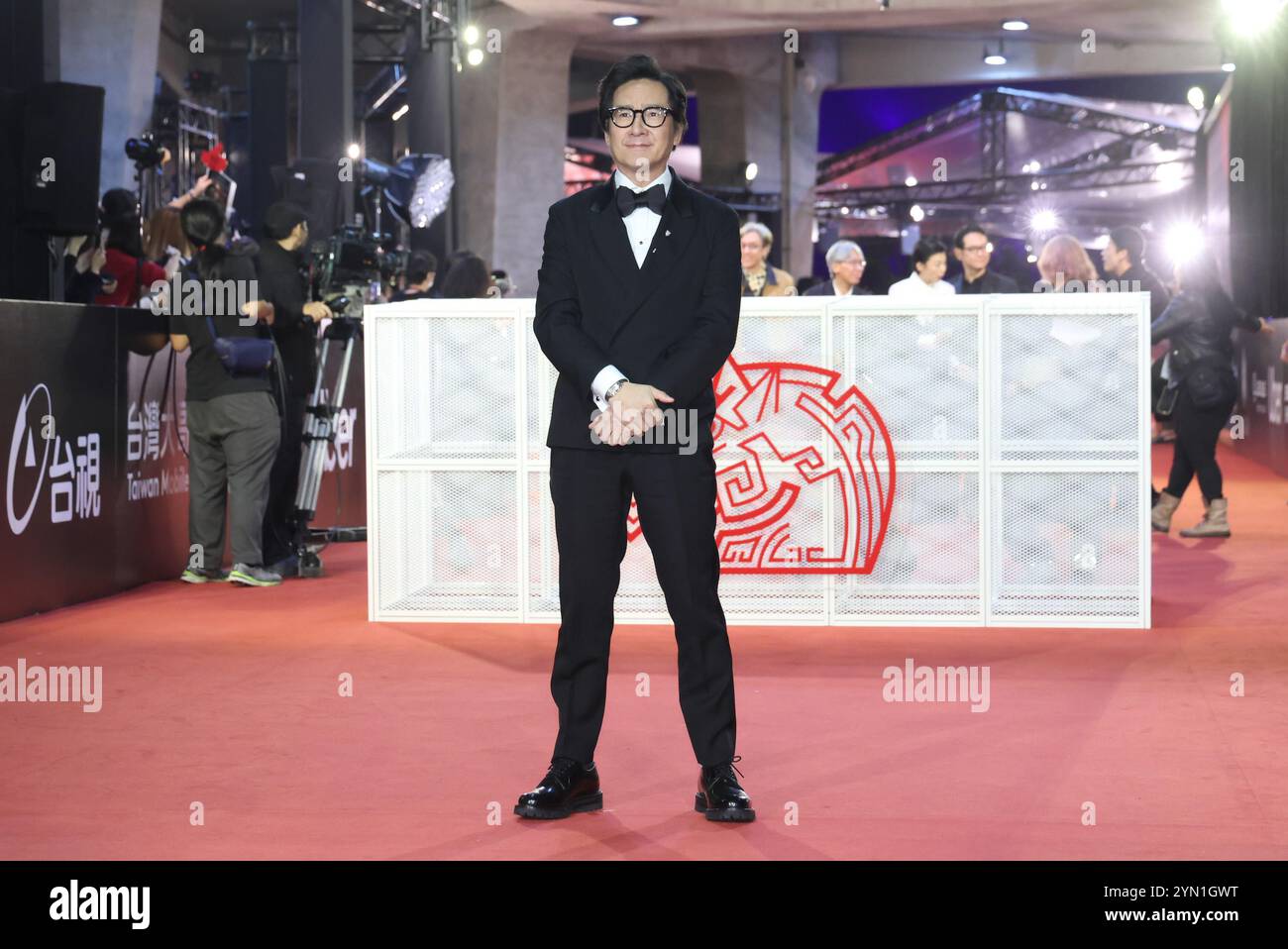 TAIPEI, CHINA - NOVEMBER 24, 2024 - Actor Ke Huy Quan poses at the 61st ...