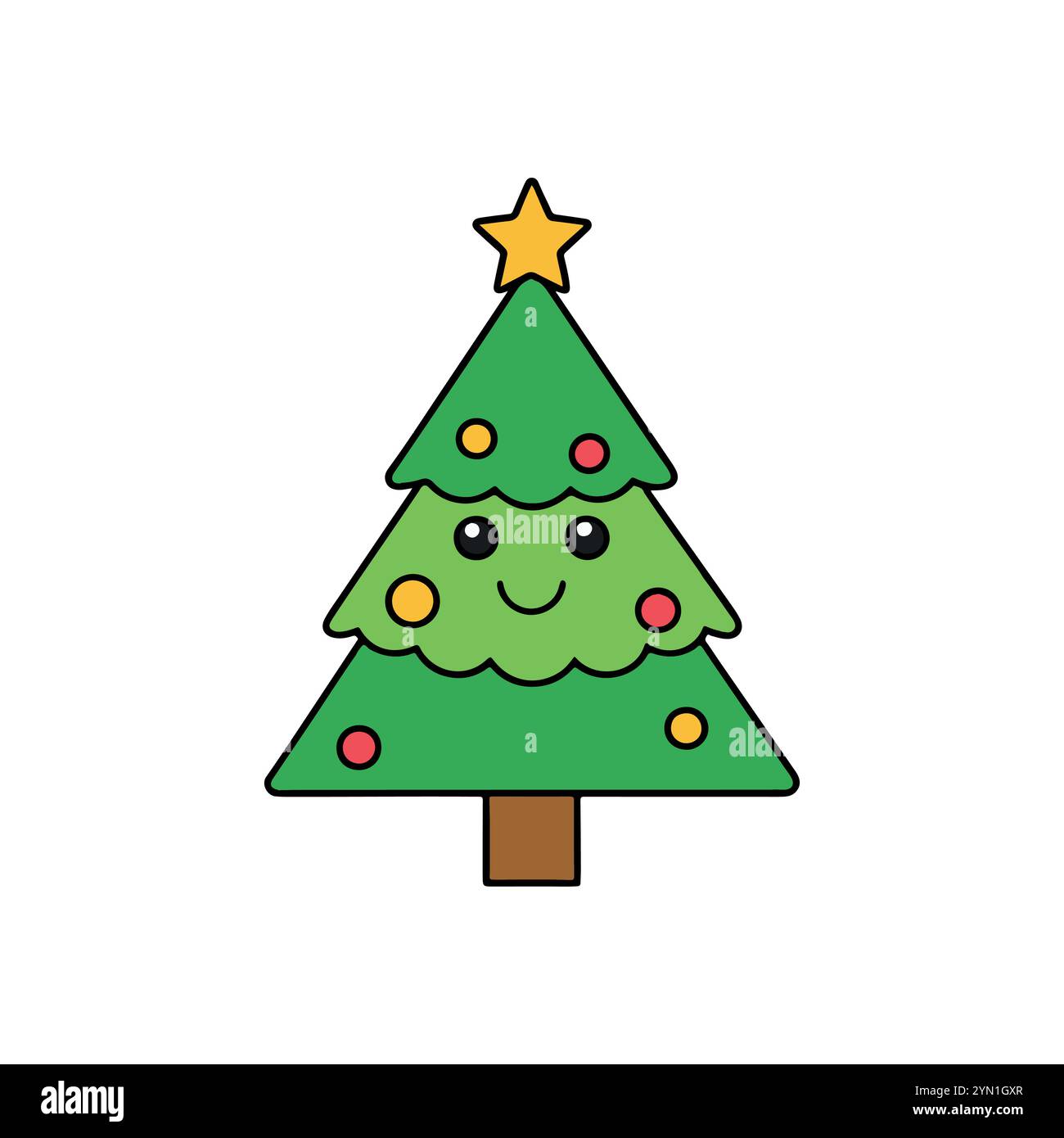 Japanese christmas tree Stock Vector Images - Alamy