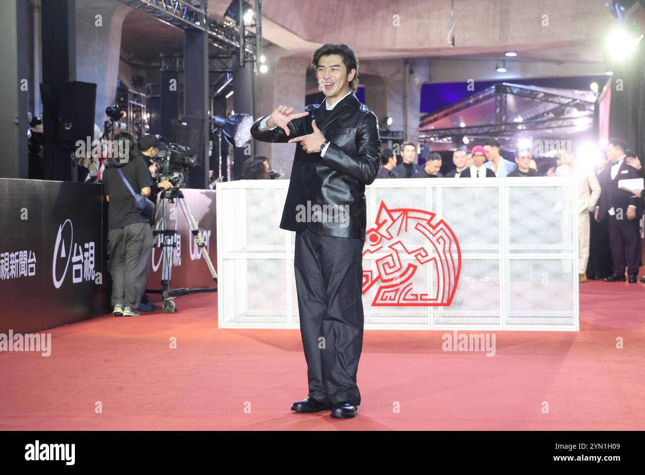 TAIPEI, CHINA - NOVEMBER 24, 2024 - Actress Sandrine Pinna poses at the ...