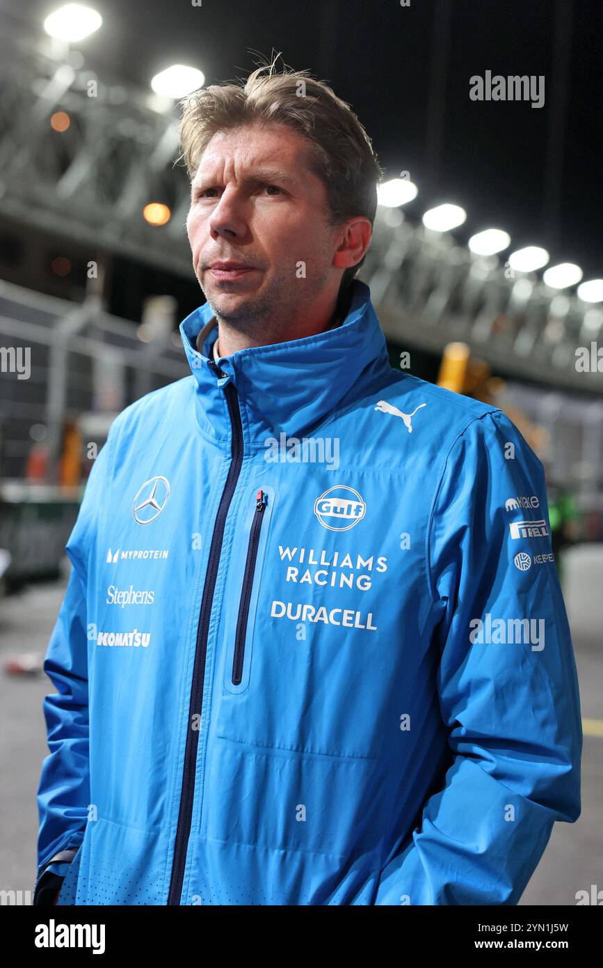 Las Vegas, USA. 23rd Nov, 2024. James Vowles (GBR) Williams Racing Team ...