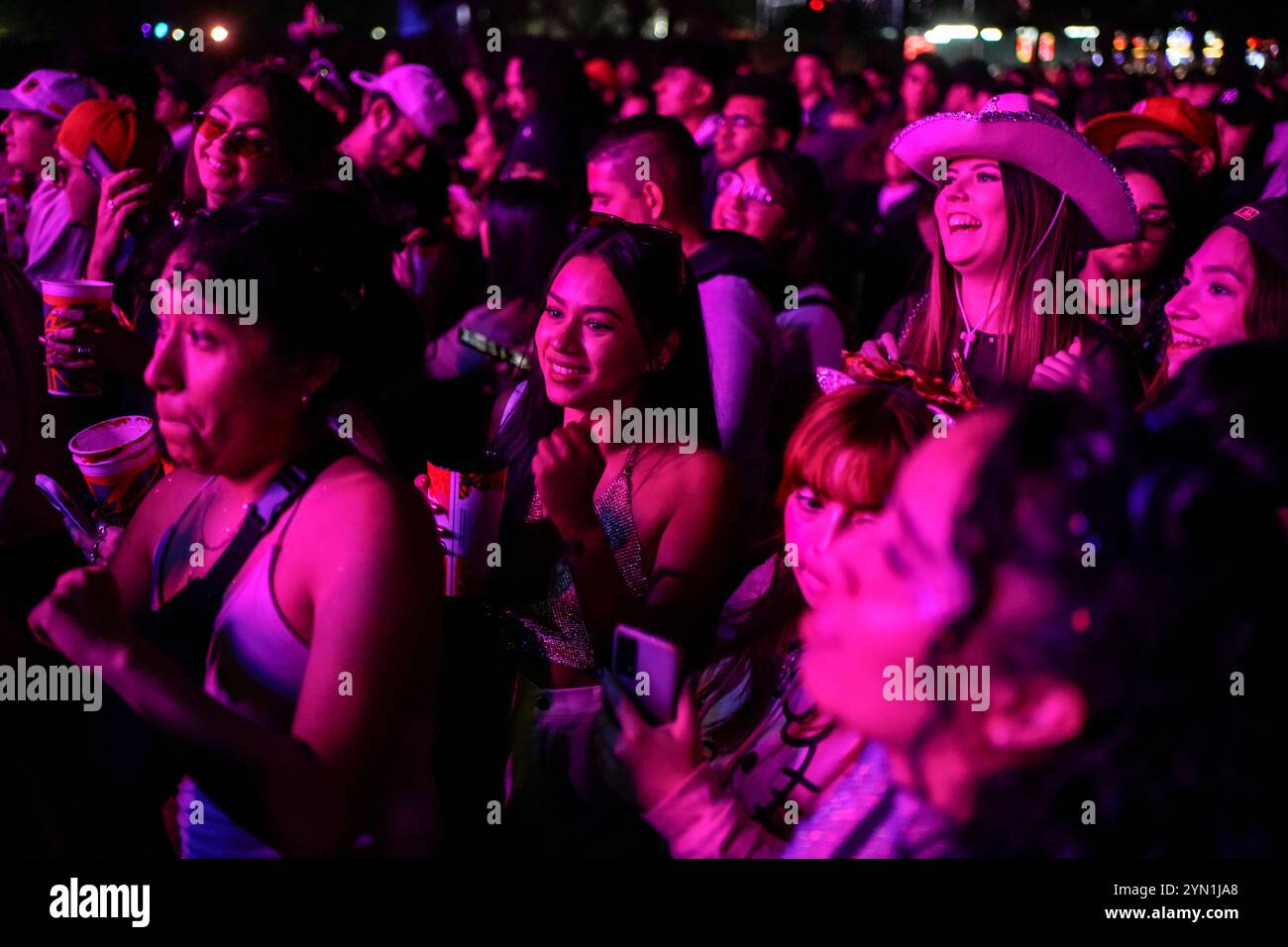 Fans listen to the songs of Snow Tha Product during the Coca-Cola Flow ...