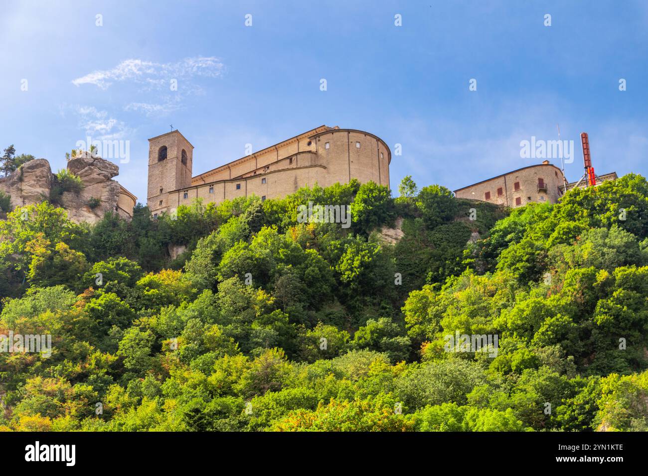 Citta di San Marino, San Marino - September 5, 2024: View on the hill ...