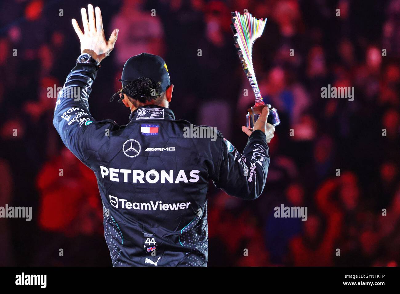 Las Vegas, USA. 23rd Nov, 2024. Lewis Hamilton (GBR) Mercedes AMG F1 ...