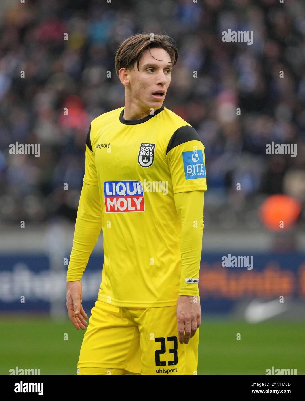 Berlin, Germany. 23rd Nov, 2024. Soccer: Bundesliga 2, Hertha BSC - SSV ...