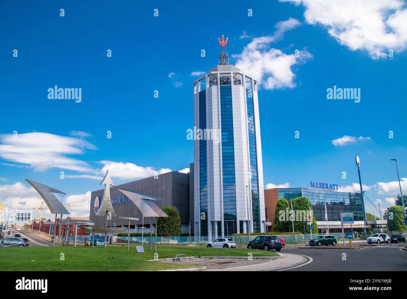 Modena, Italy - September 6, 2024: Factory and headquarters of Maserati ...