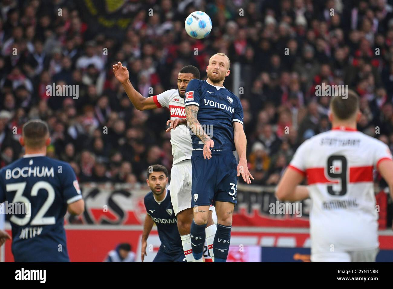 Stuttgart, Deutschland. 23rd Nov, 2024. Josha VAGNOMAN (VFB Stuttgart ...