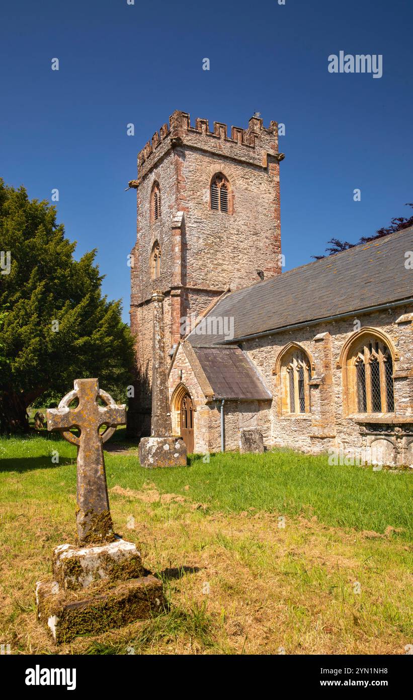 UK, England, Somerset, Quantocks, Broomfield, church of St Mary and All ...