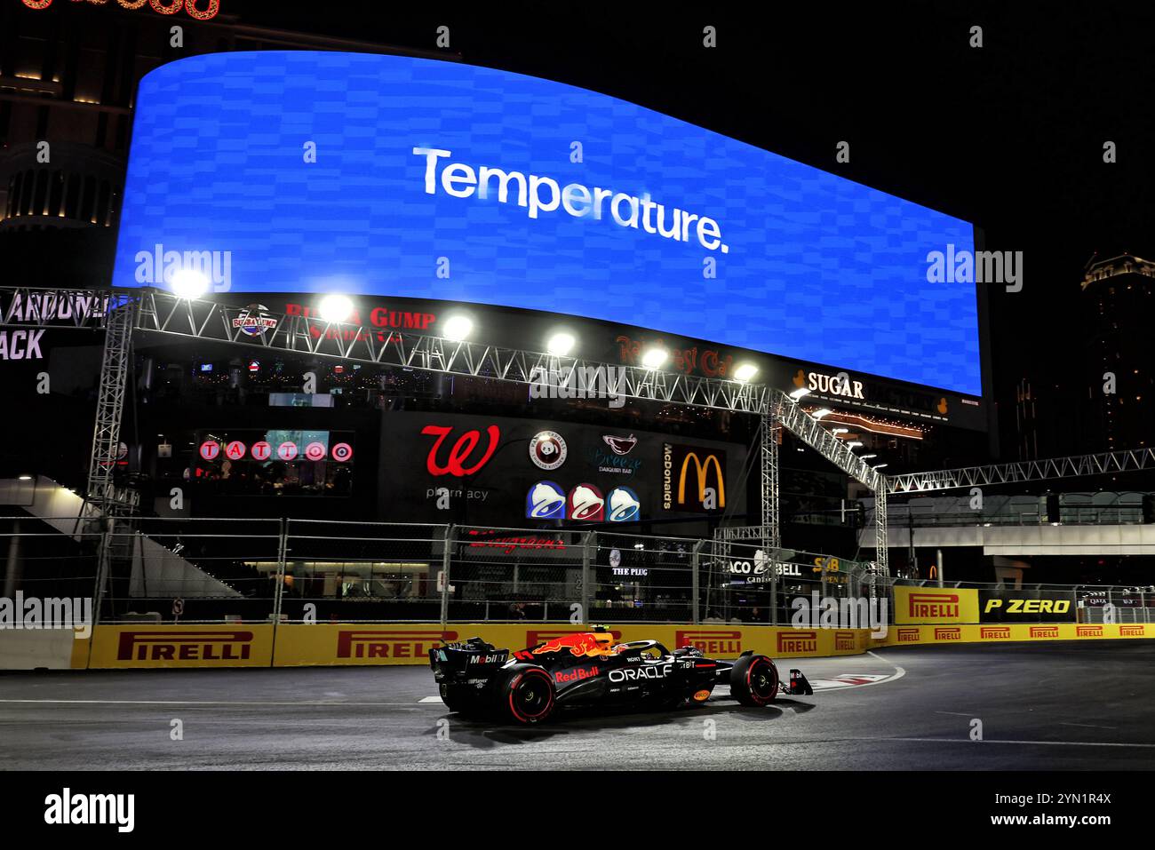 Las Vegas, USA. 23rd Nov, 2024. Sergio Perez (MEX) Red Bull Racing RB20 ...