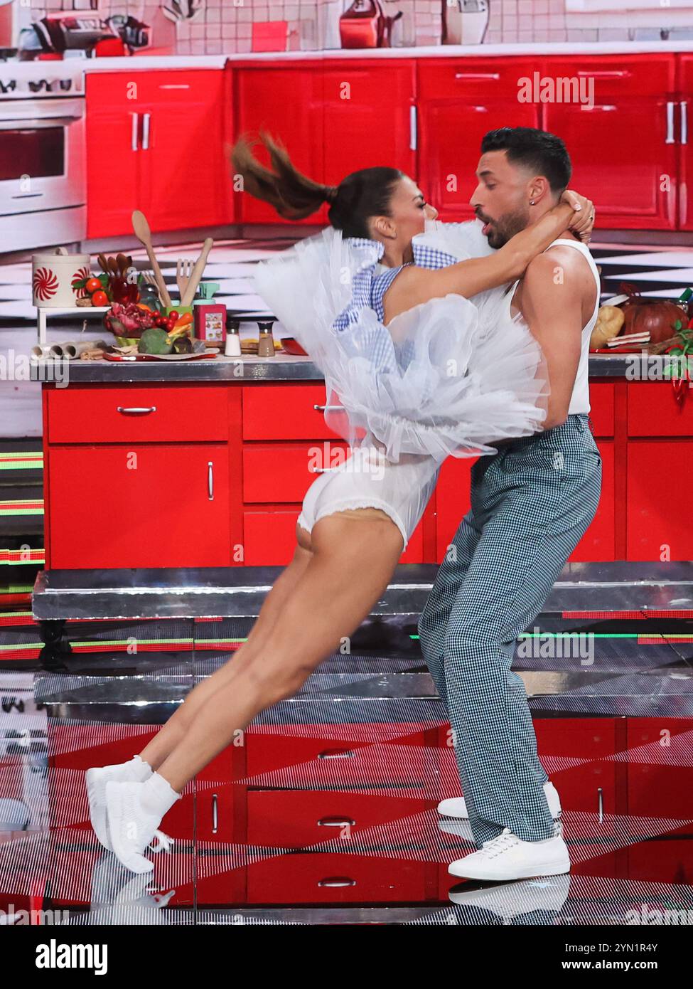 Rome, Rai auditorium of the Foro Italico, TV show "Dancing with the Stars". In the photo: Bianca ...