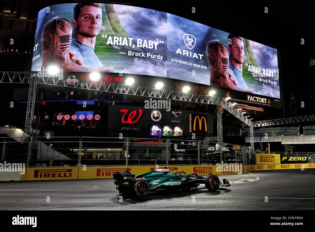 Las Vegas, USA. 23rd Nov, 2024. Fernando Alonso (ESP) Aston Martin F1 ...