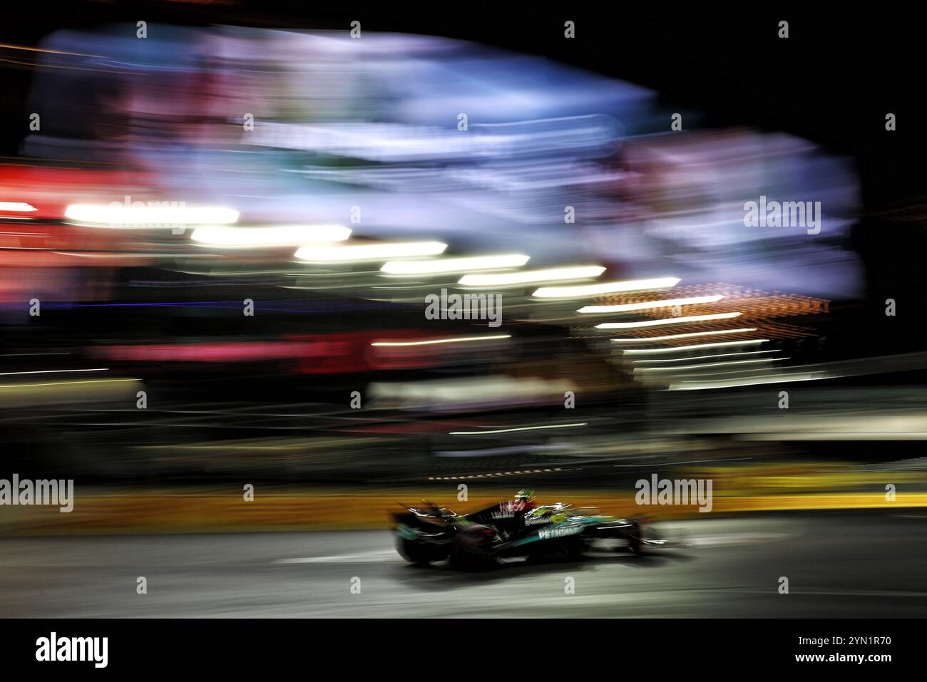 Las Vegas, USA. 23rd Nov, 2024. Lewis Hamilton (GBR) Mercedes AMG F1 ...