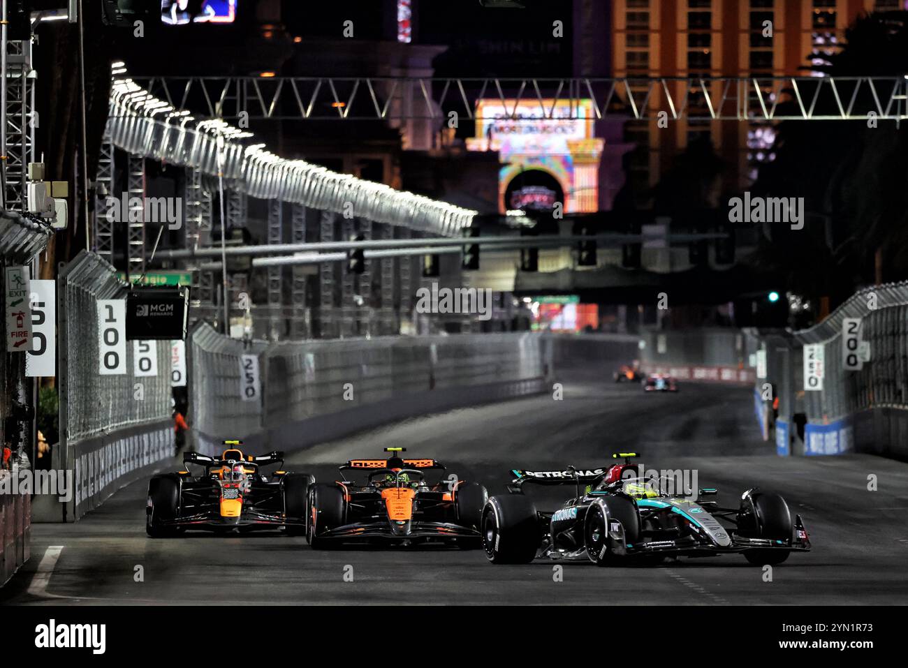 Las Vegas, USA. 23rd Nov, 2024. Lewis Hamilton (GBR) Mercedes AMG F1 ...