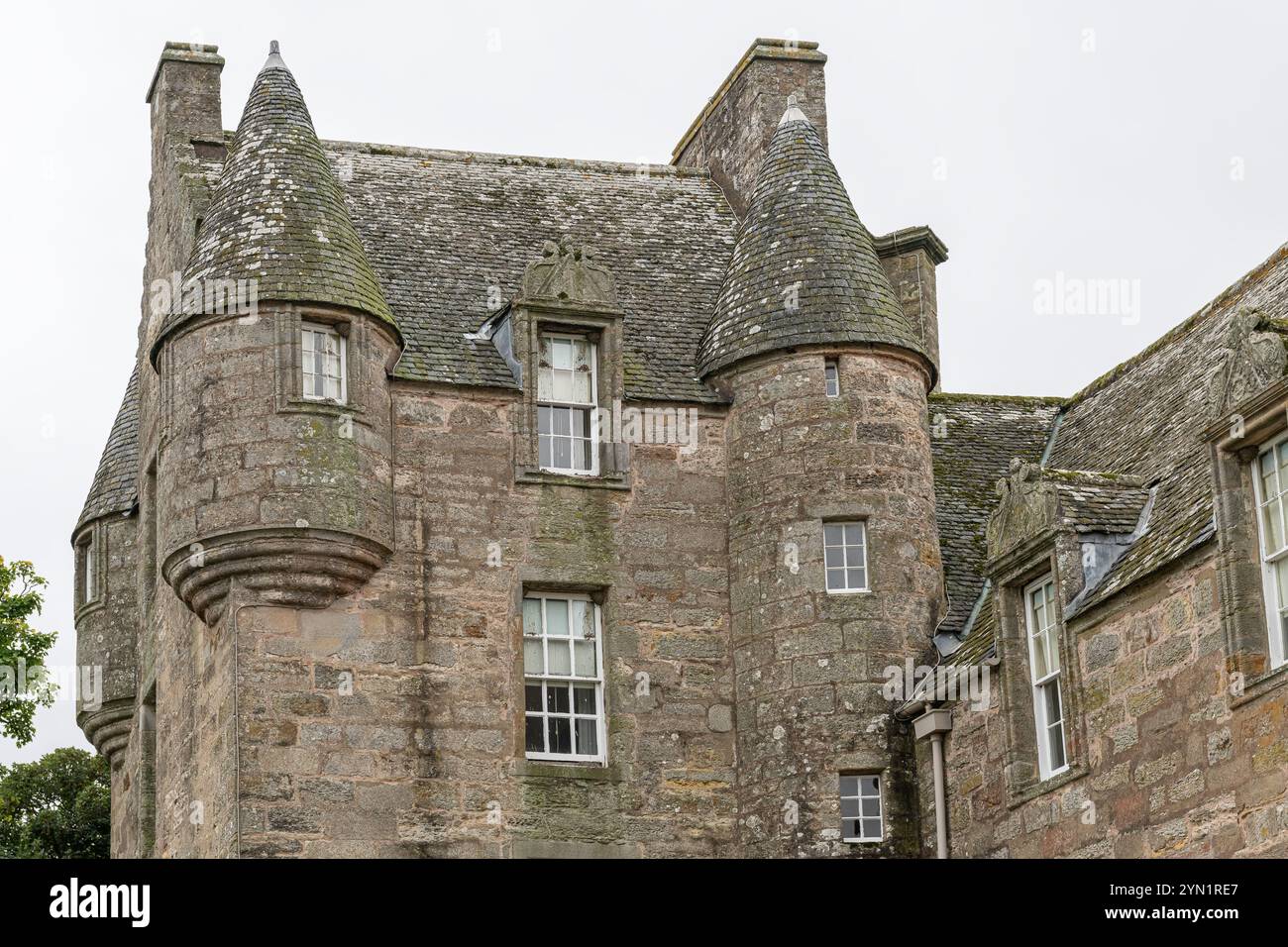 Kellie Castle Tower, Anstruther, Fife, Scotland, UK Stock Photo - Alamy