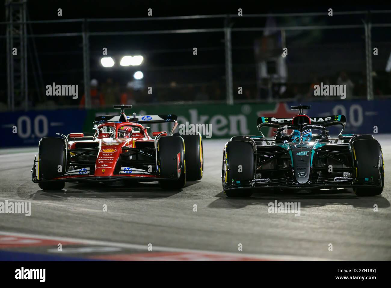 Mercedes AMG Petronas F1 Team driver George Russell (63), of the United ...
